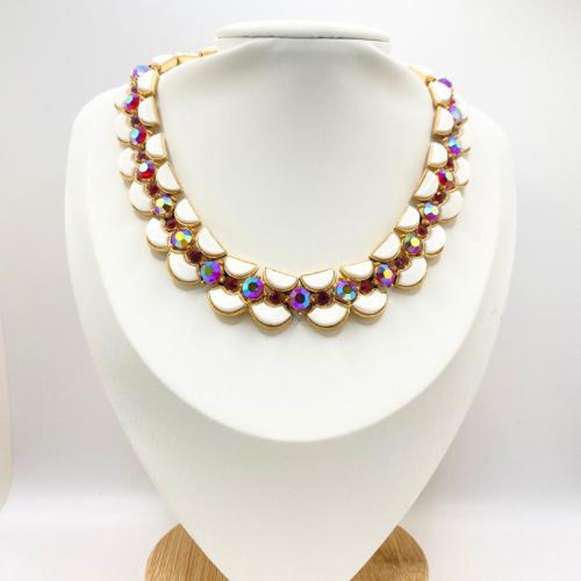 Crown Trifari Parure - Rare Signed Vintage Brooch, Bracelet and ...