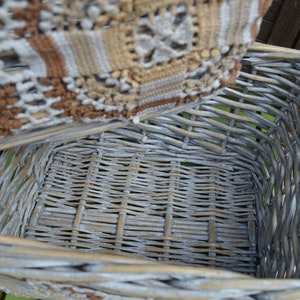 2 Wicker Bohemian Vintage Storage Baskets Decorative Baskets Farmhouse ...