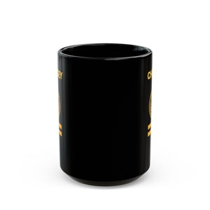 Personalized First Mate Sailor Themed Black Coffee Mug Cup Tea Boat ...