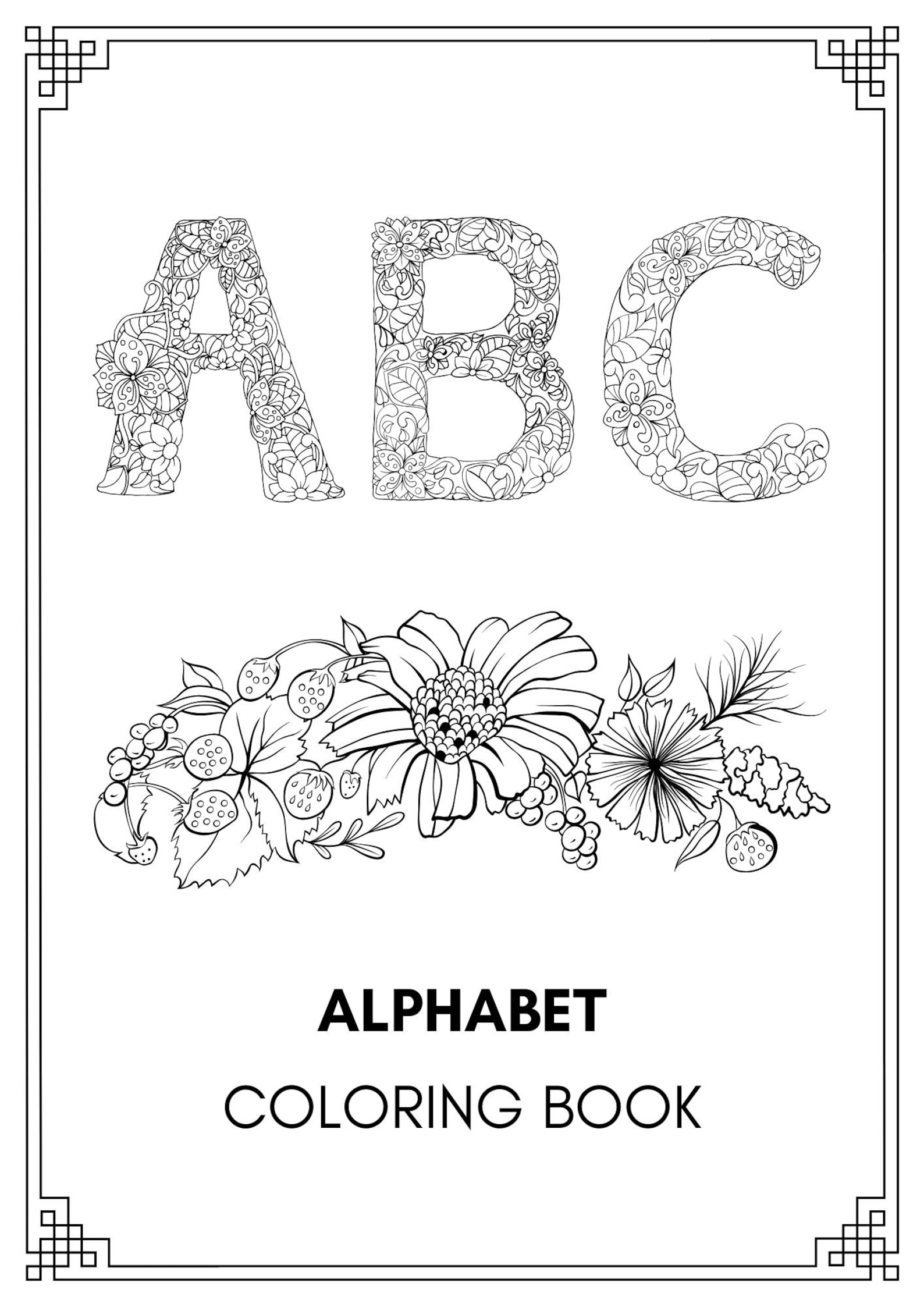ABC Alphabet Coloring Book | Fun and Educational Letter Learning for ...