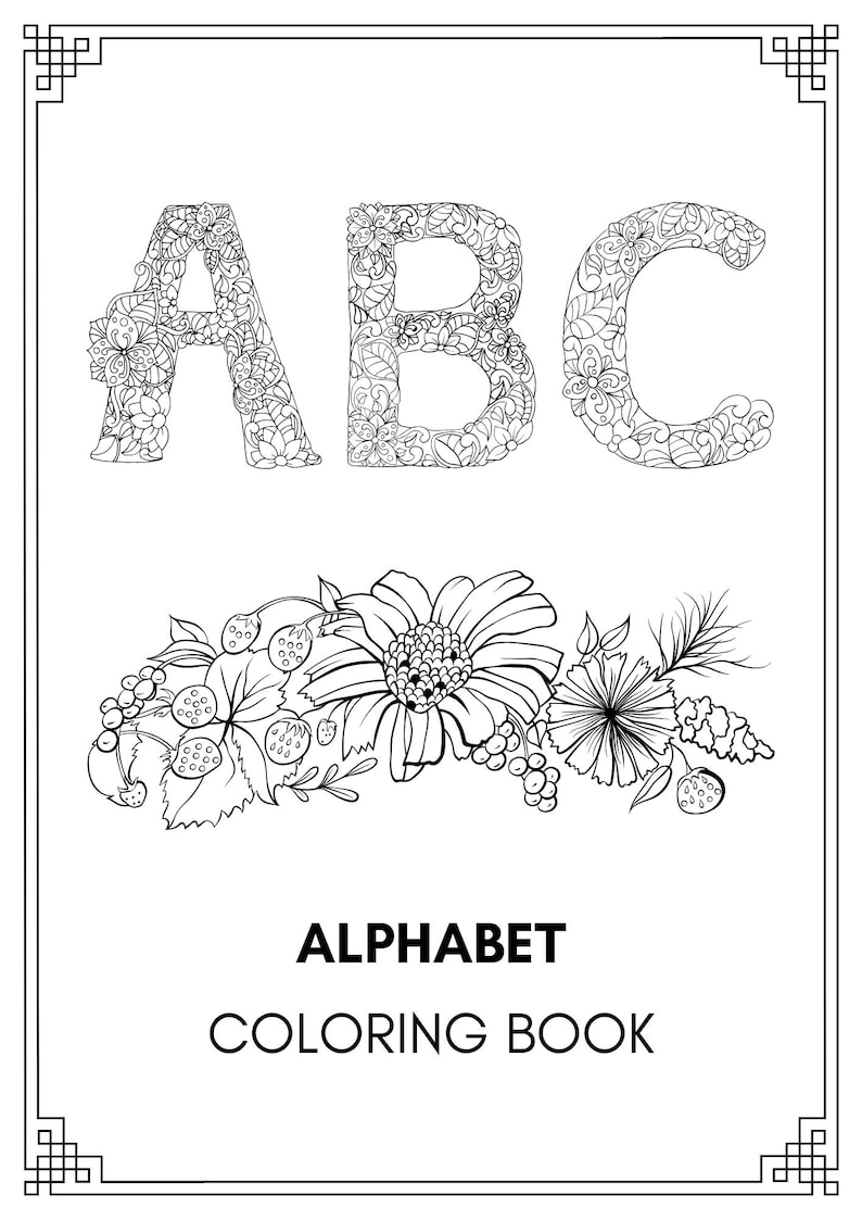 ABC Alphabet Coloring Book | Fun and Educational Letter Learning for ...