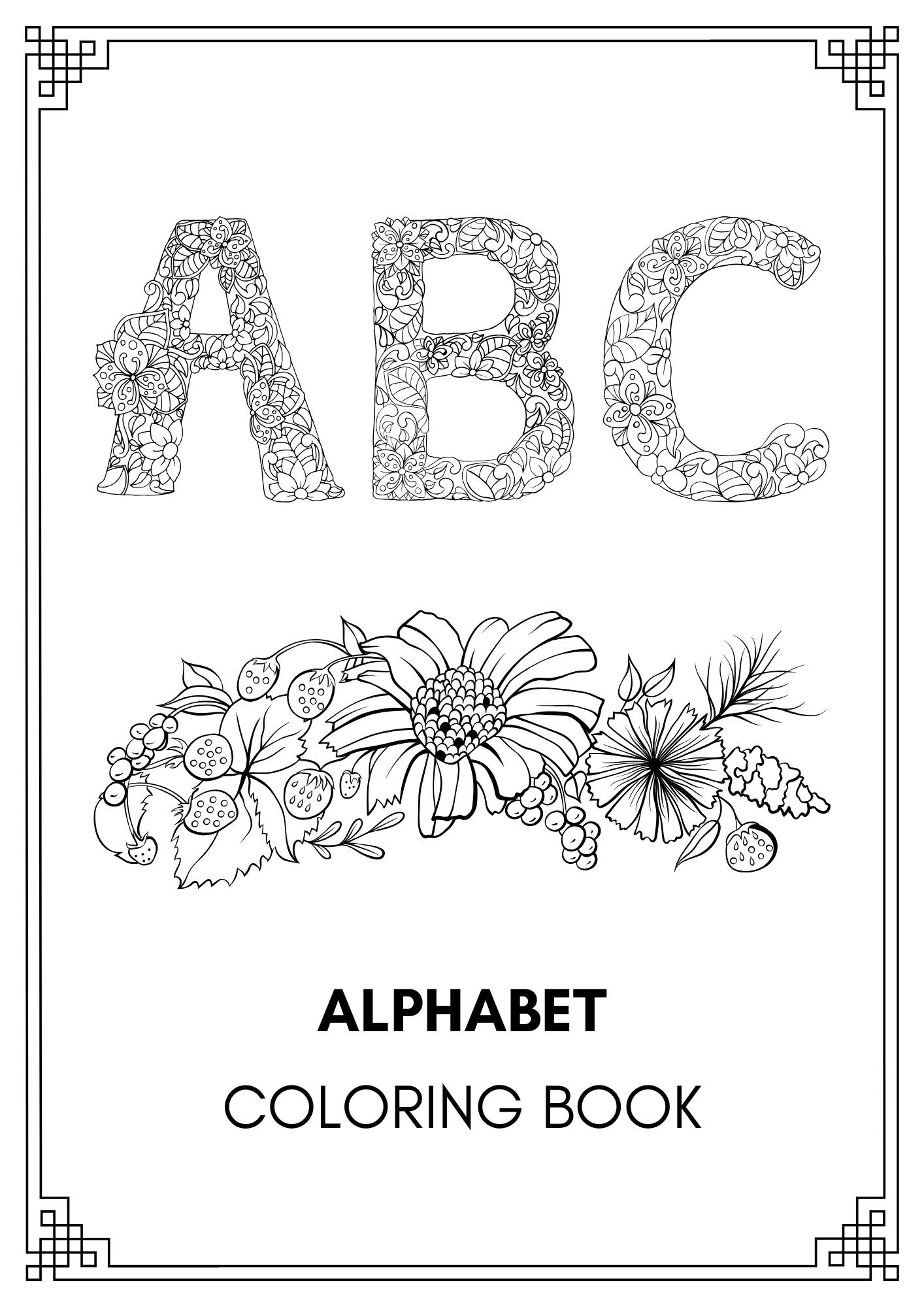 ABC Alphabet Coloring Book | Fun and Educational Letter Learning for ...