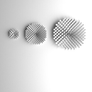 Modern Wall Art - Bloom in Snow White | Eco-friendly Plant-based ...