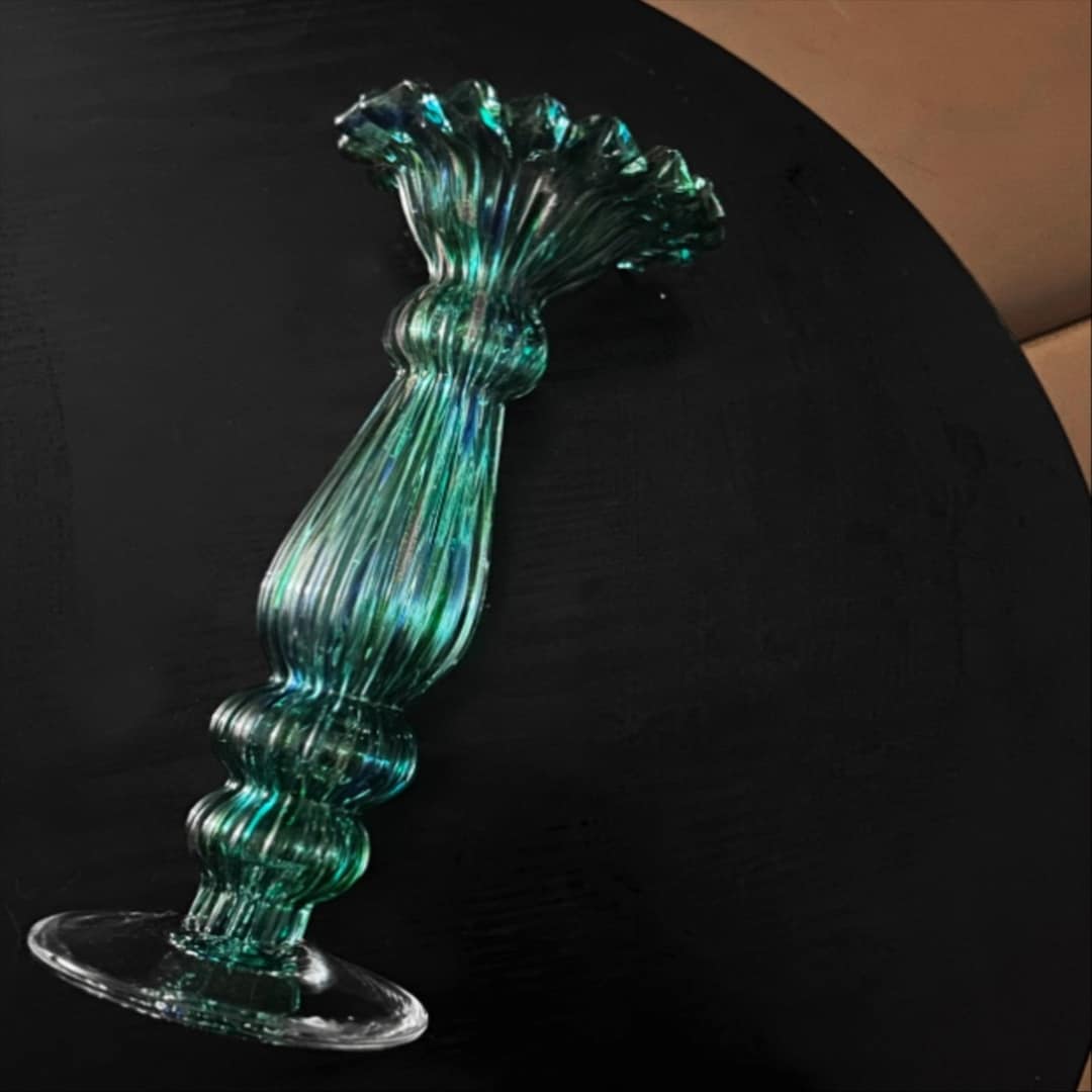 Candlestick Handmade Glass Vase Desktop Decoration Ornament Flower ...