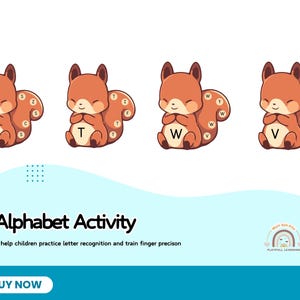 Alphabet Activity for Kids, Montessori Printable - Etsy