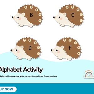 Alphabet Activity for Kids, Montessori Printable - Etsy