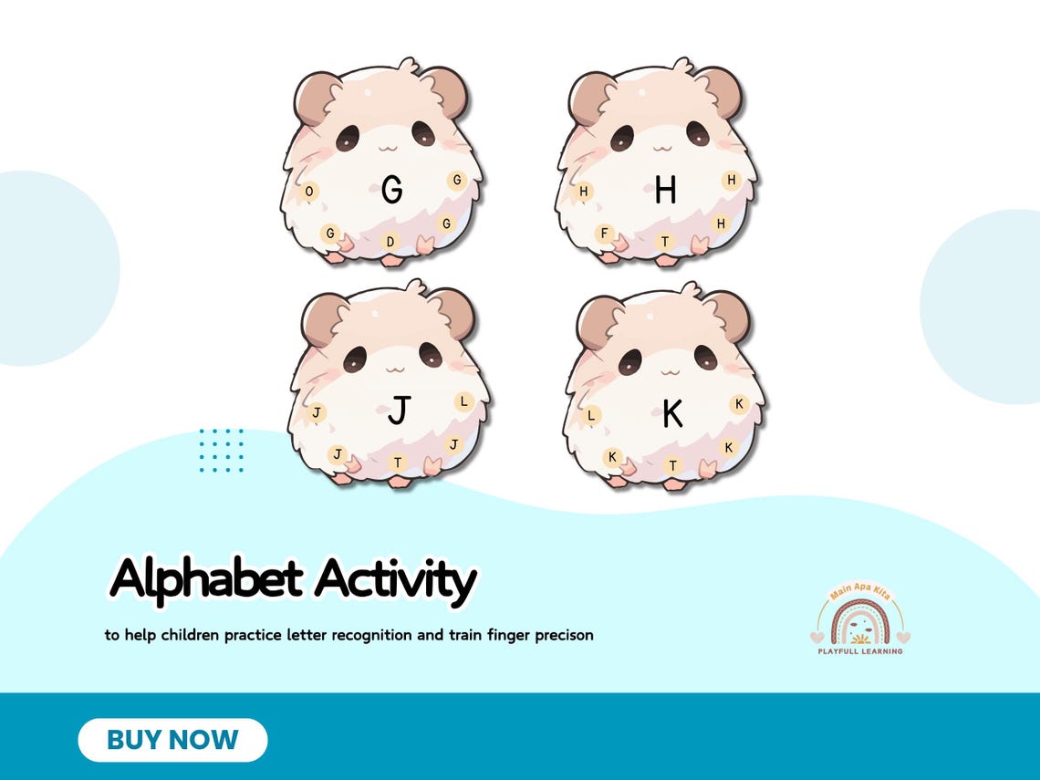 Alphabet Activity for Kids, Montessori Printable - Etsy