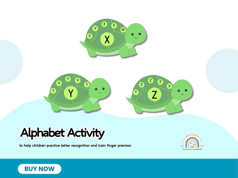 Alphabet Activity for Kids, Montessori Printable - Etsy