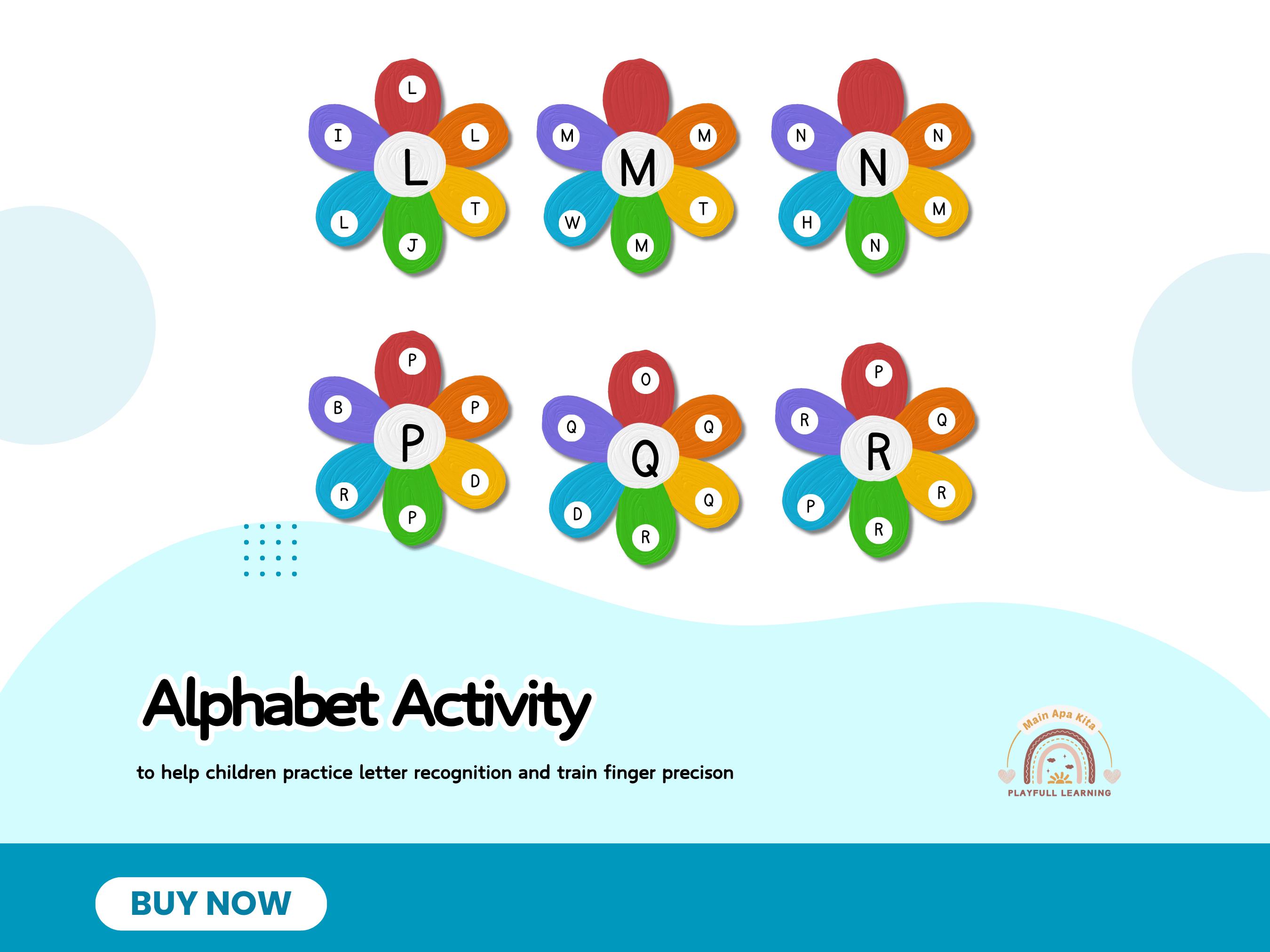 Alphabet Activity for Kids, Montessori Printable - Etsy