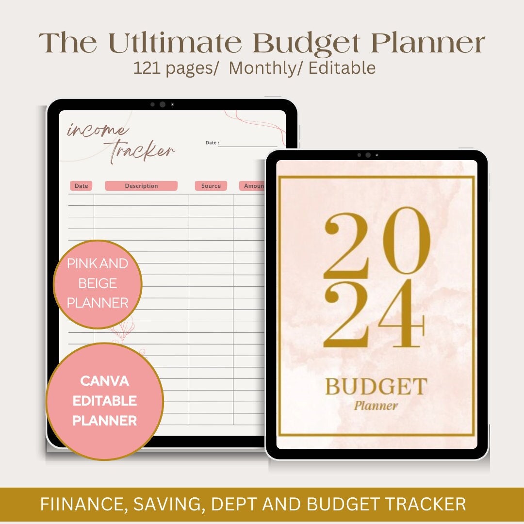 Digital Budget Planner, Digital Finance Planner, Paycheck Planner ...
