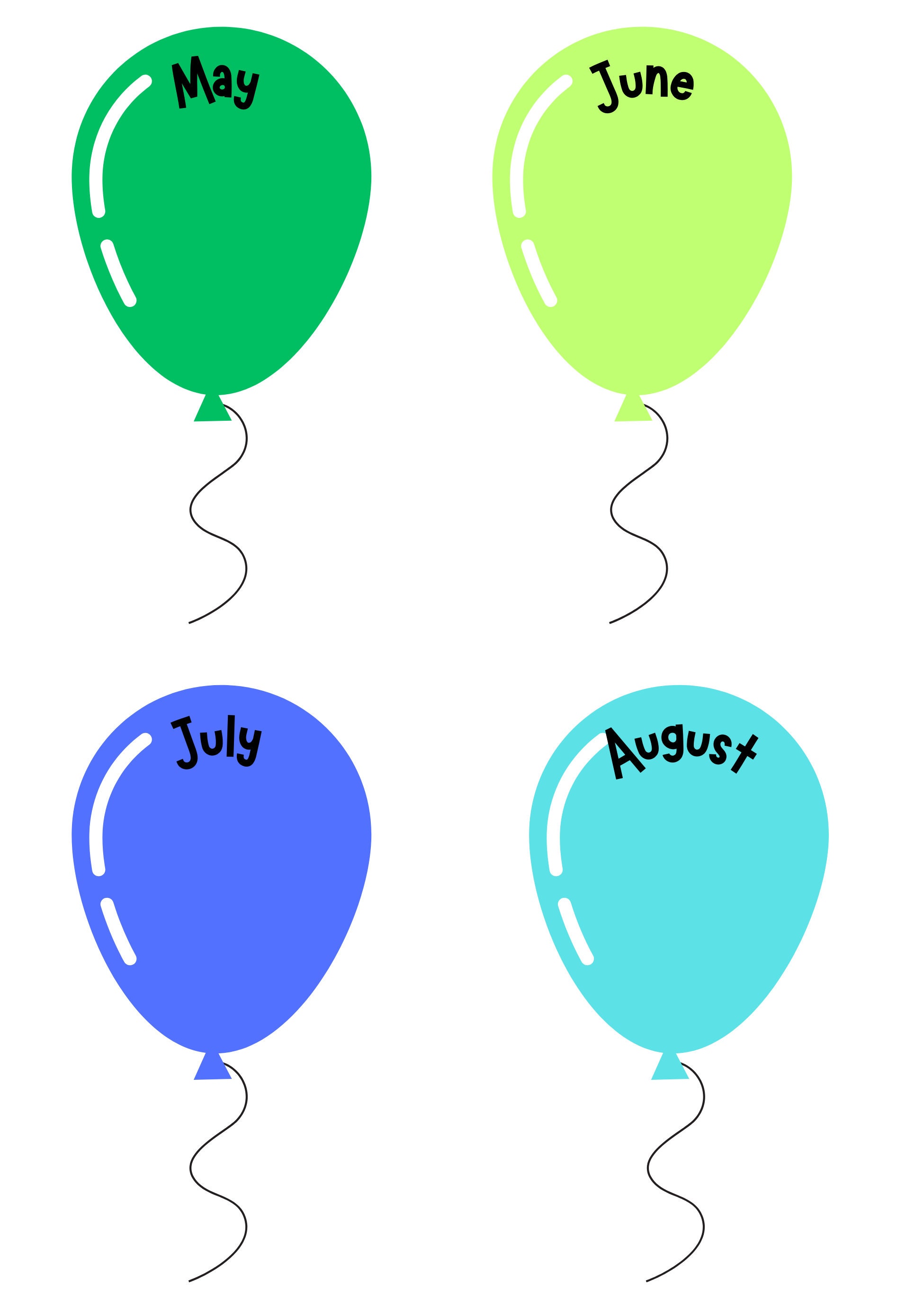 Our Birthdays Classroom Printable, Digital Download, Editable Template ...