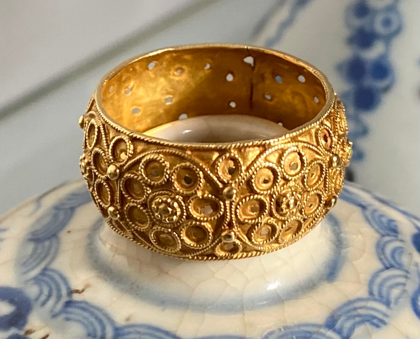 Antique Gold Ring 18th Century Wedding Ring 18 Carat - Etsy