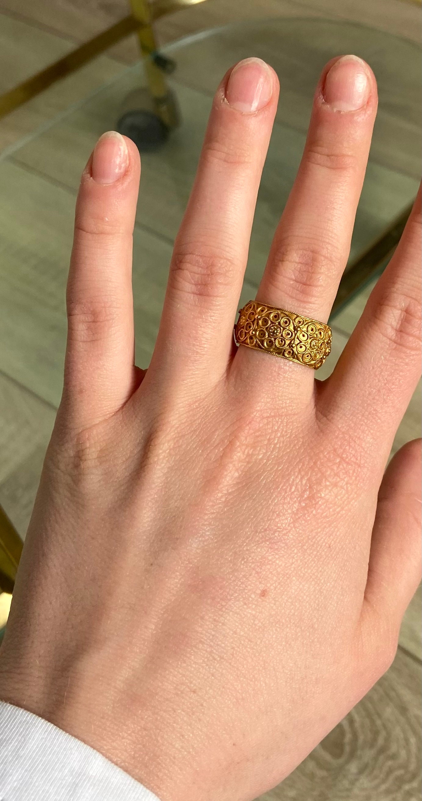 Antique Gold Ring 18th Century Wedding Ring 18 Carat - Etsy