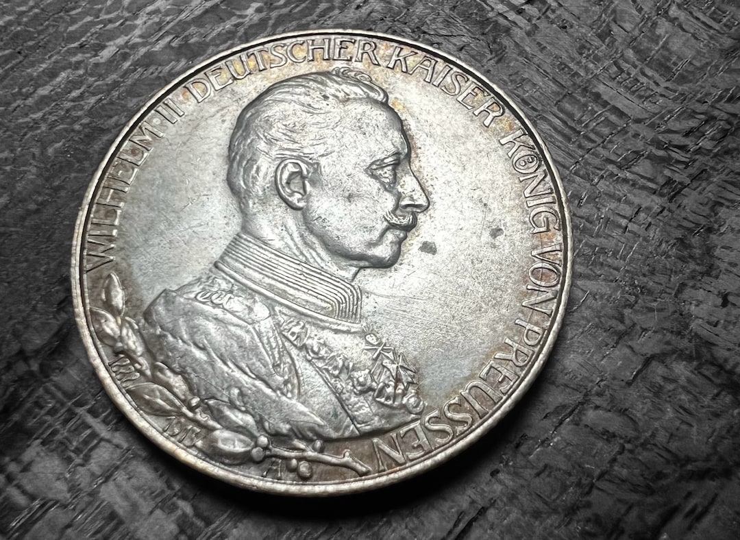 Zwei 2 Mark 1913 - Germany - Silver Coin - Etsy UK