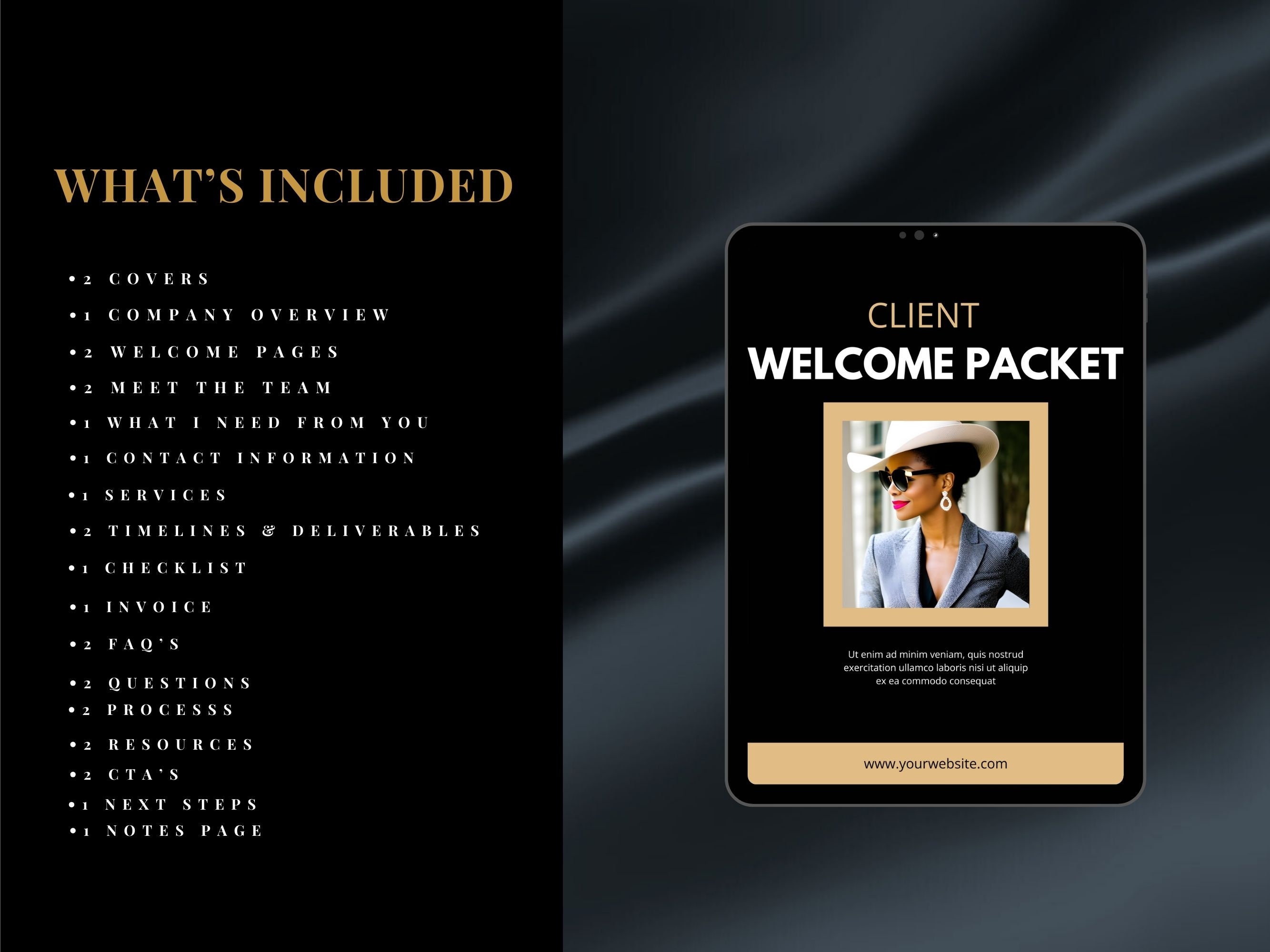 New Client Welcome Pack Template, Onboarding Template, Service Provider ...