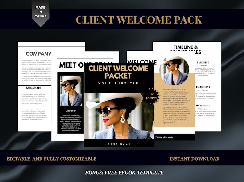 New Client Welcome Pack Template, Onboarding Template, Service Provider ...