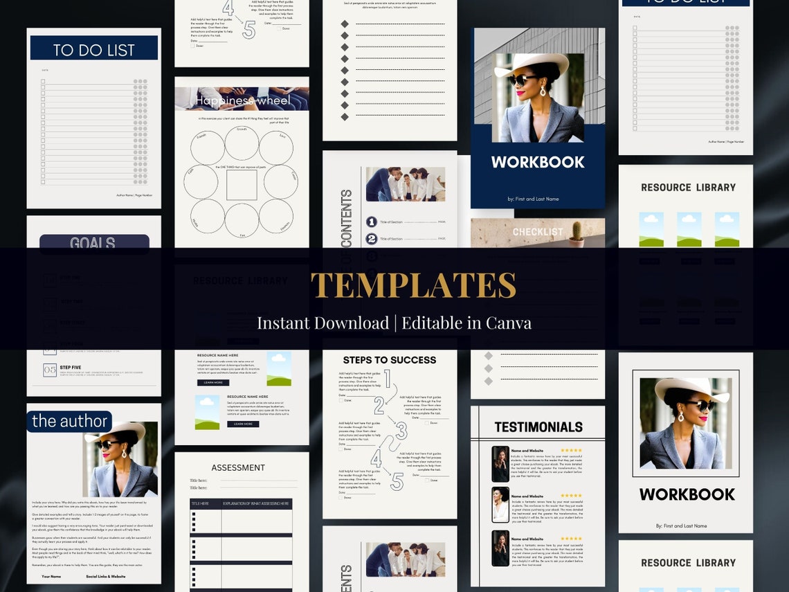 Canva Workbook Template for Business Coaches Lead Magnet Template ...