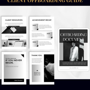 Goodbye Packet Template, Client Goodbye Packet, Offboarding Template ...