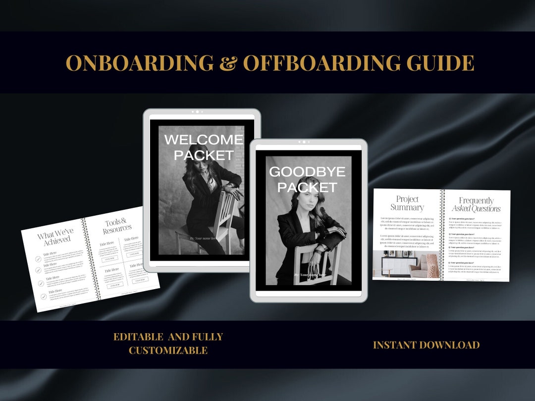 Complete Onboarding and Offboarding Set: Professional Welcome & Goodbye ...