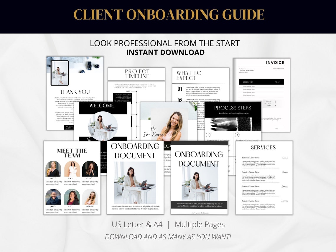 Client Welcome Packet Template Welcome Packet New Hire Packet Client ...