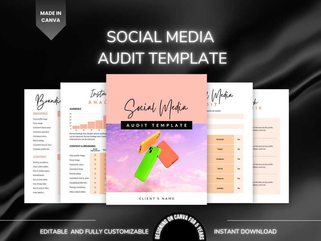 Social Media Audit Template for Social Media Managers | How Do You Do a ...