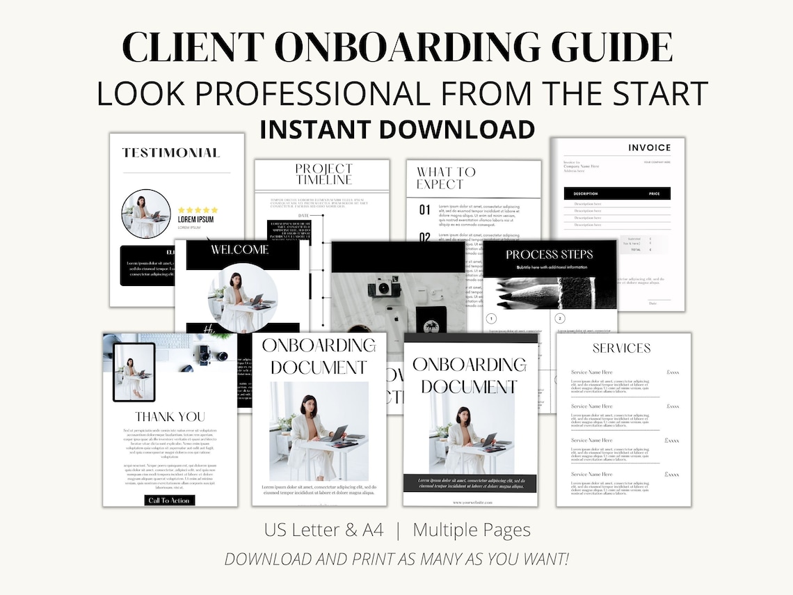 Client Welcome Packet Template Welcome Packet New Hire Packet Client ...