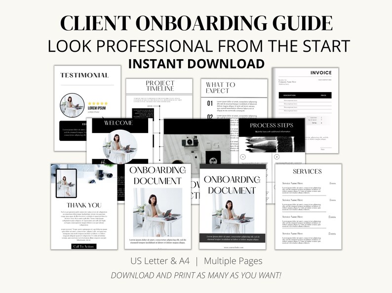 Client Welcome Packet Template Welcome Packet New Hire Packet Client Welcome Kit New Hire