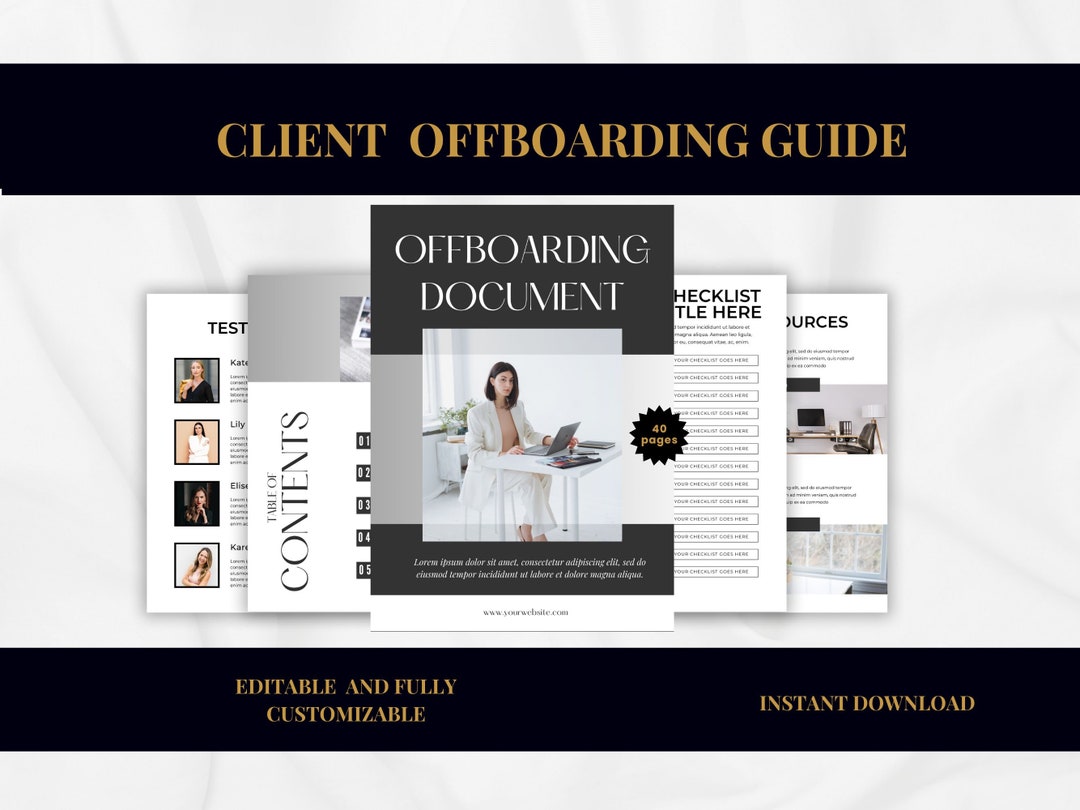 Client Offboarding Guide, Offboarding Client Kit, Goodbye Packet ...