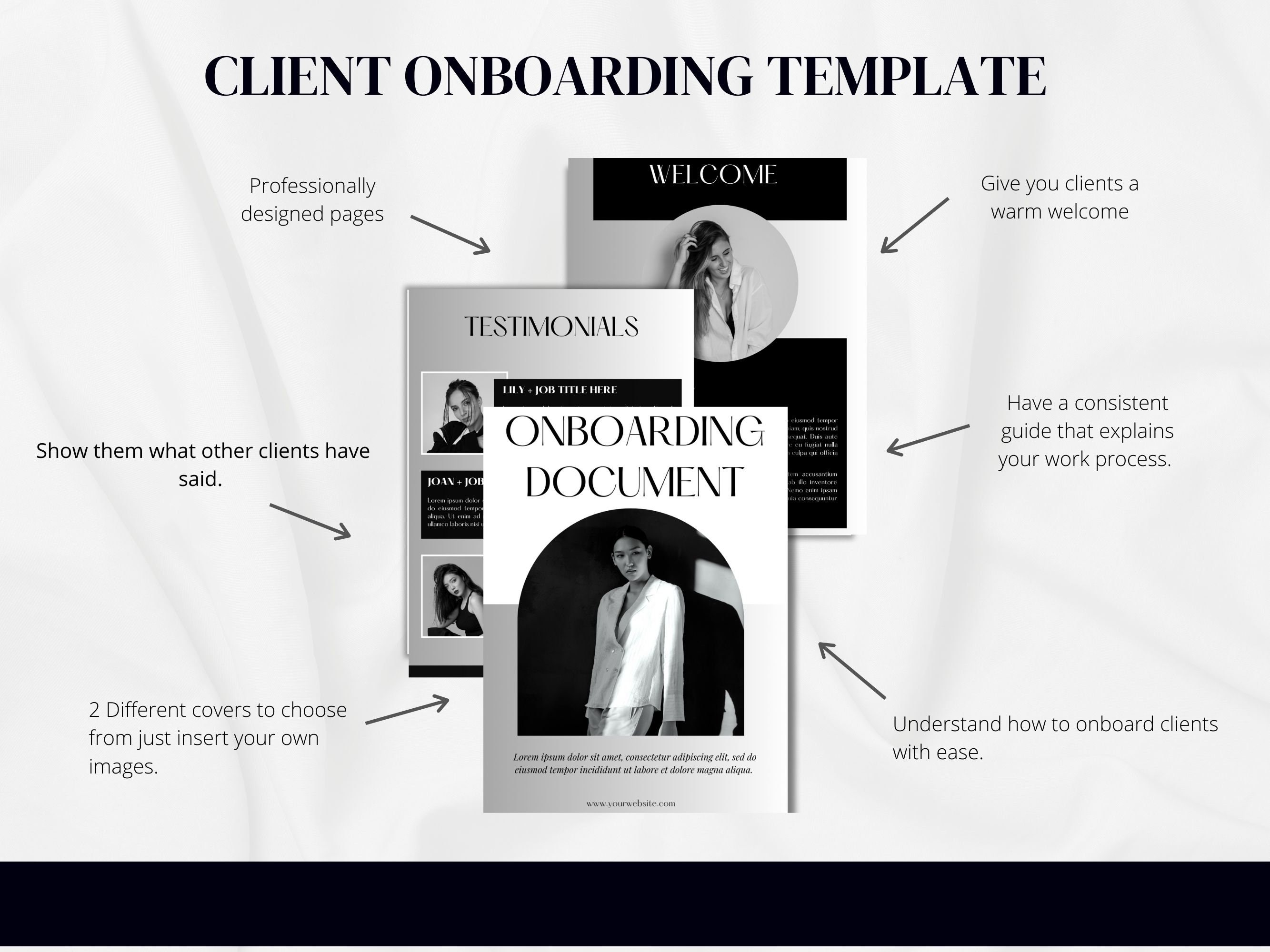 Onboarding Guide for Small Businesses Canva Welcome Packet Onboarding ...