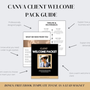 New Client Welcome Pack Template, Onboarding Template, Service Provider ...
