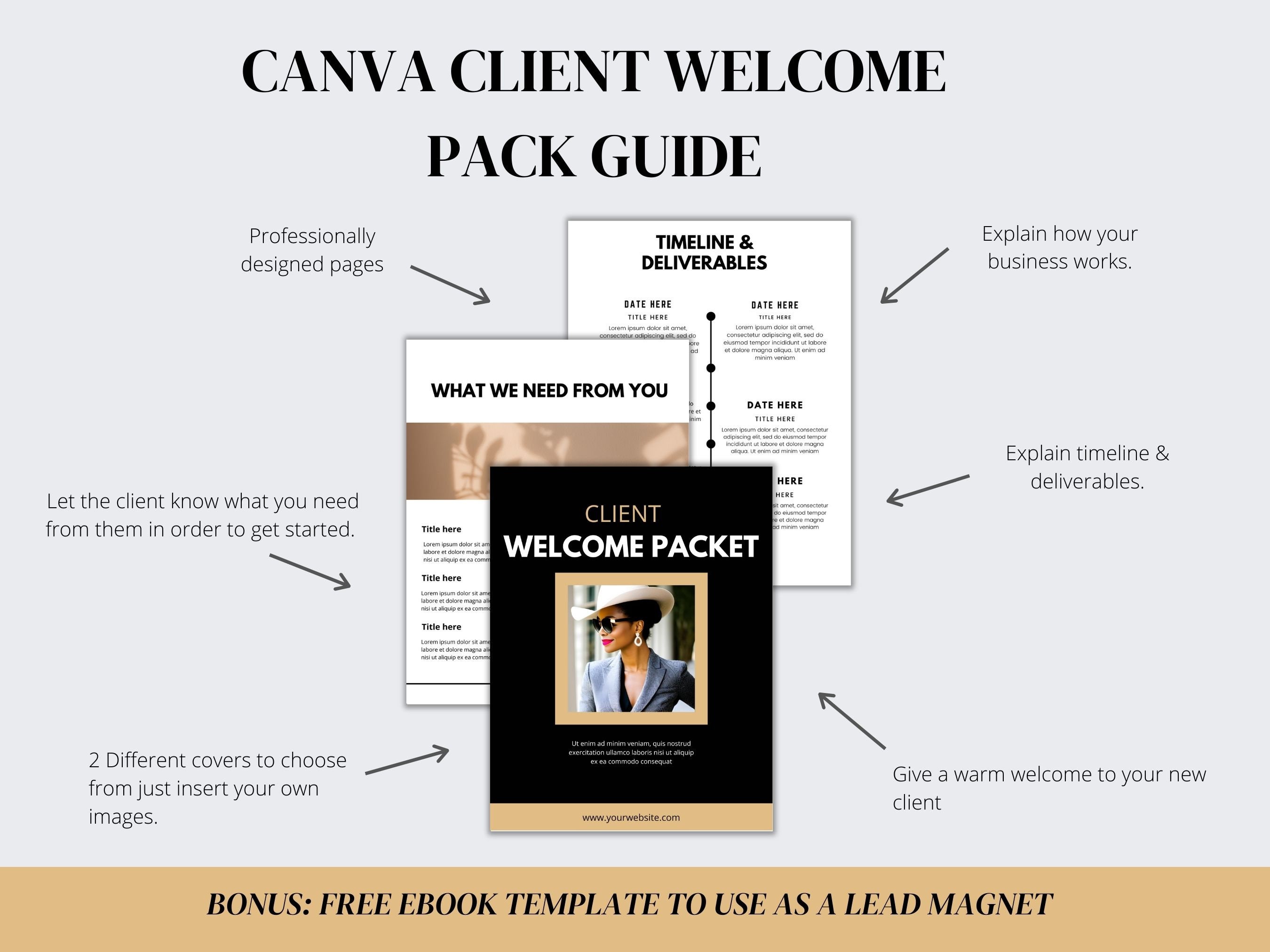 New Client Welcome Pack Template, Onboarding Template, Service Provider ...