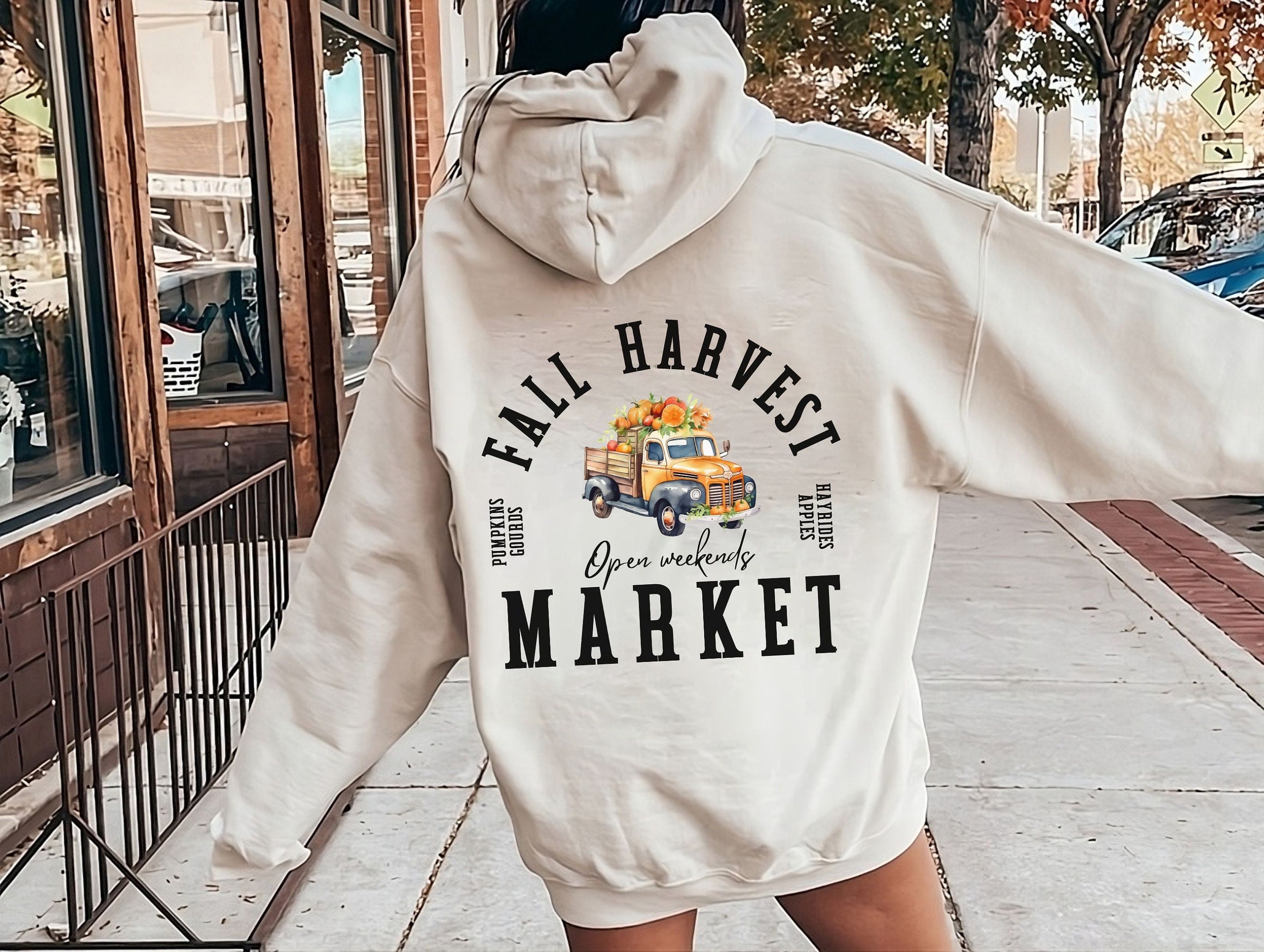 Fall Harvest Svg Png, Harvest Season Svg, Autumn Seasonal Svg, Vintage ...