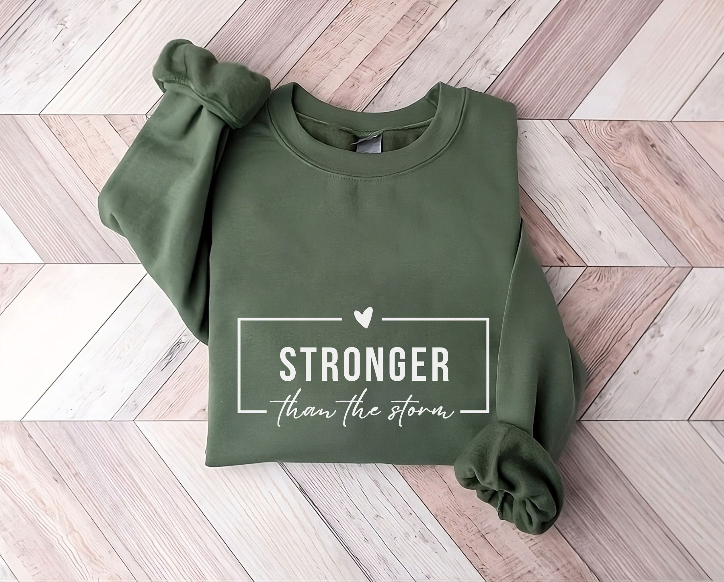 Stronger Than the Storm Svg, Inspirational Svg, Motivational Svg ...