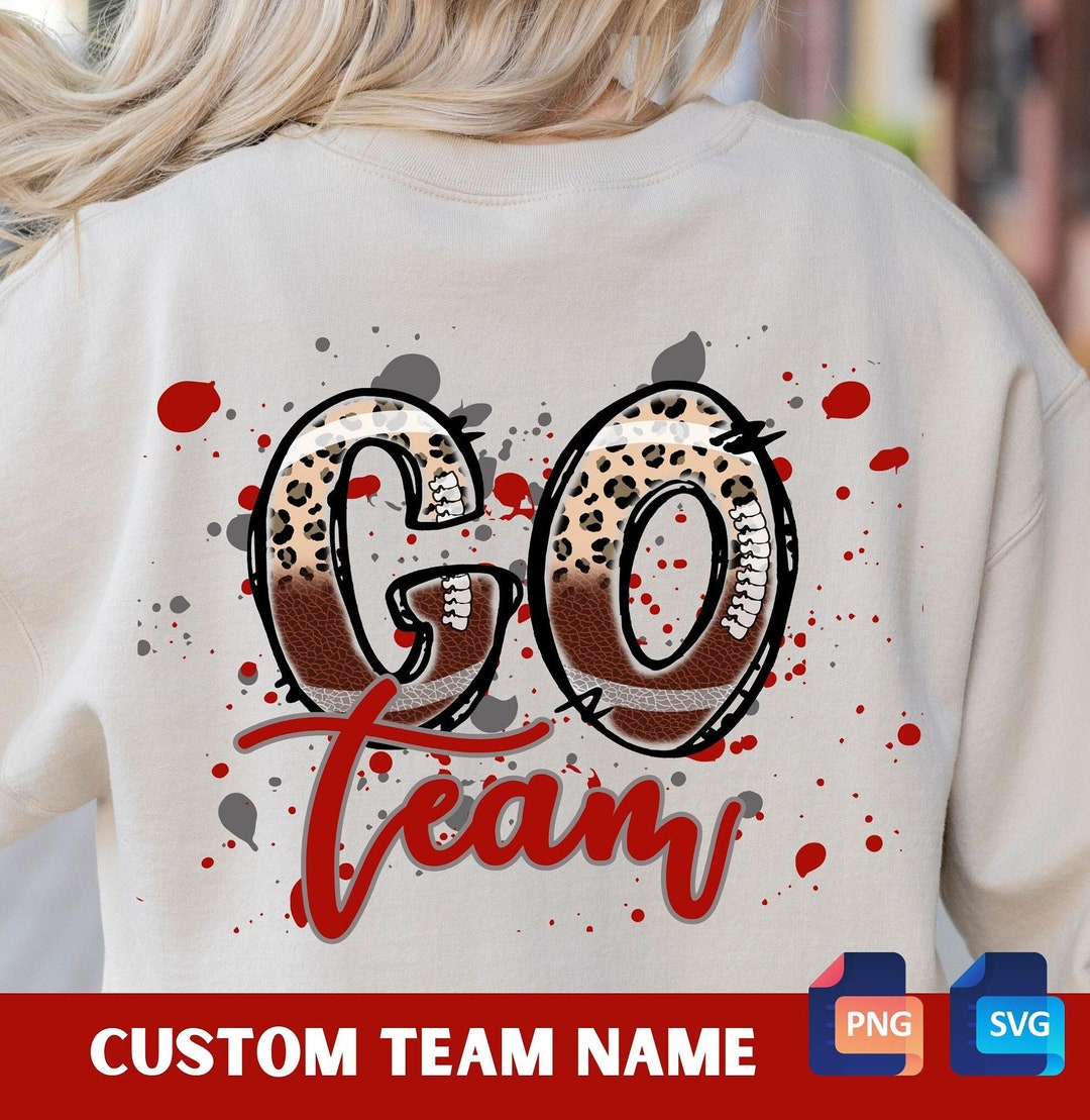 Custom Football SVG PNG Go Football Svg Custom Football Png ...