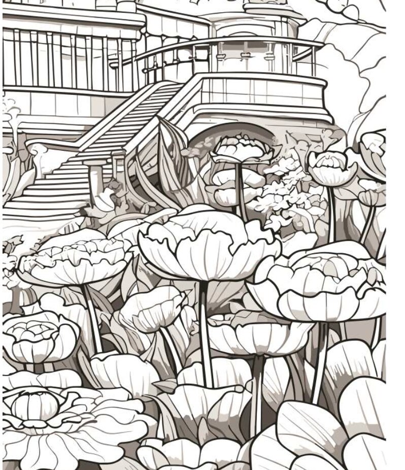 Secret-garden-coloring-pages (printable/kdp) - Etsy