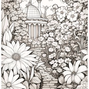 Secret-garden-coloring-pages (printable/kdp) - Etsy