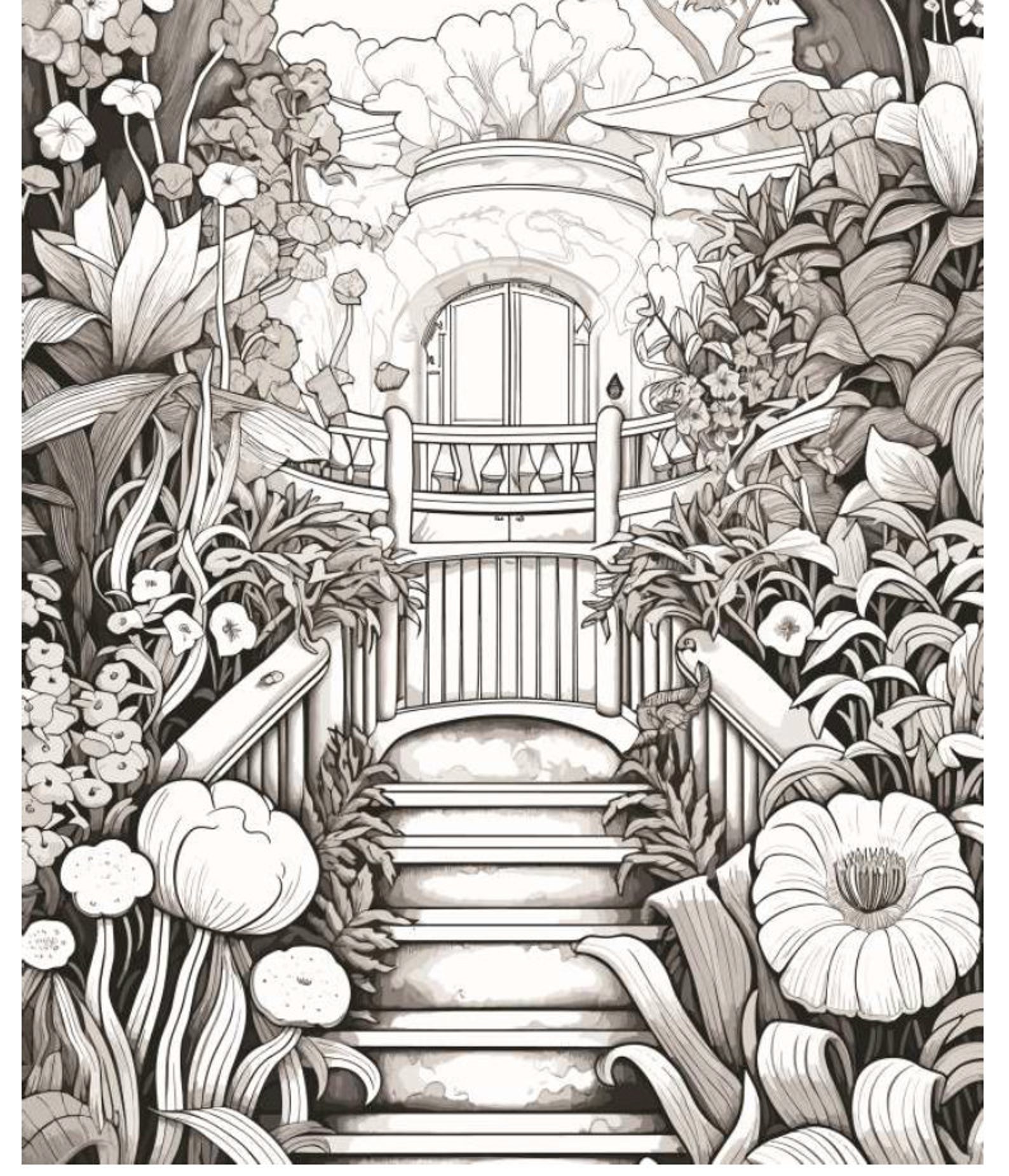Secret-garden-coloring-pages (printable/kdp) - Etsy