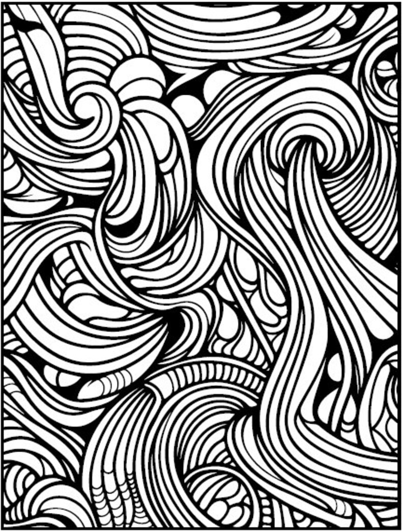 500 Mindful Pattern Coloring Pages for Adults printable /kdp - Etsy