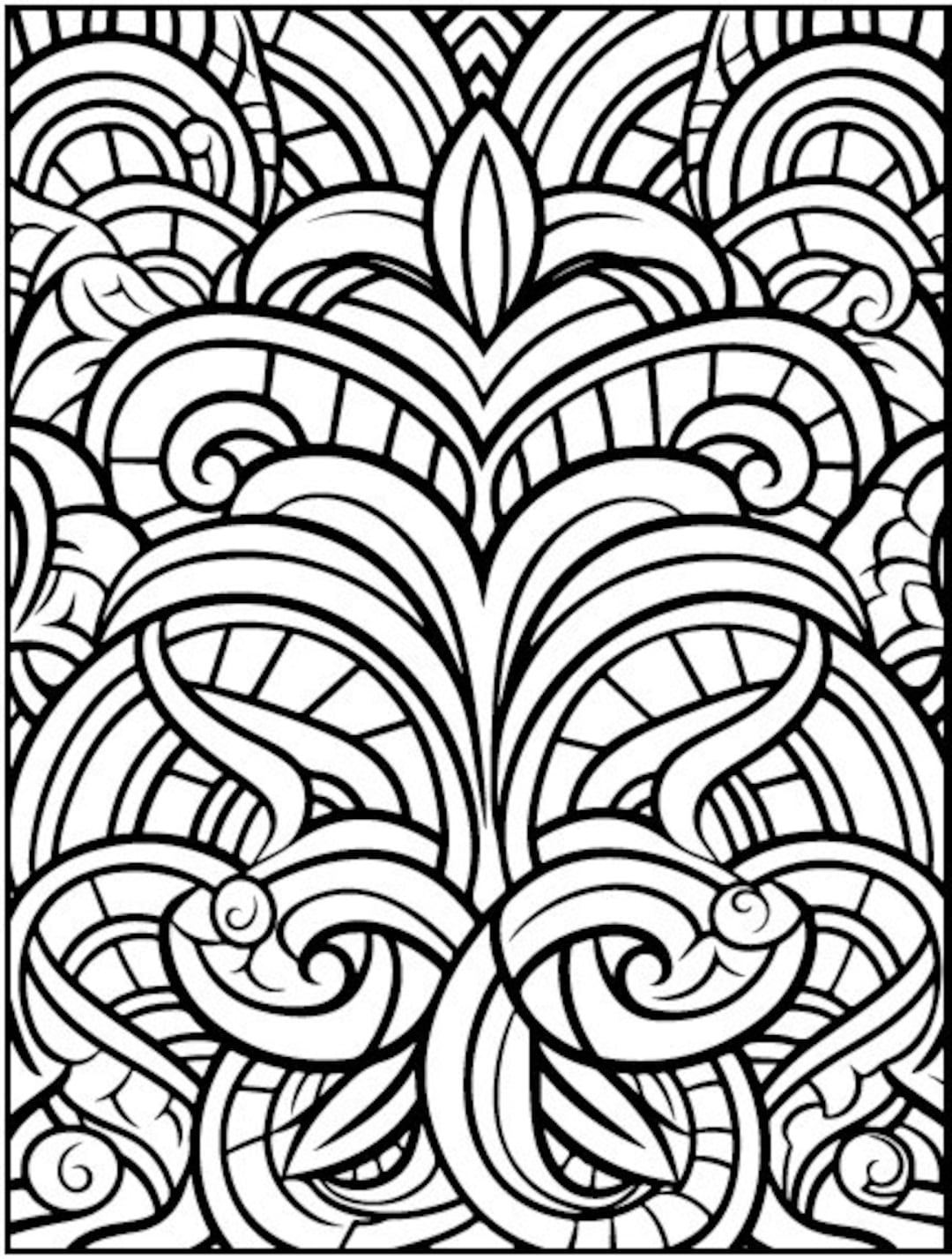 500 Mindful Pattern Coloring Pages for Adults printable /kdp - Etsy
