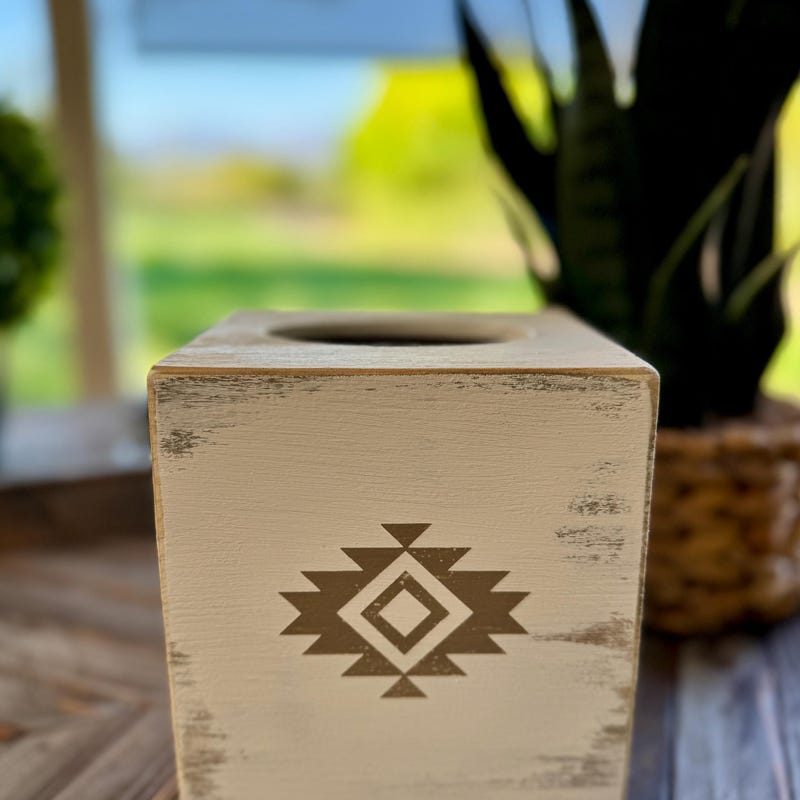 Farmhouse Tissue Box - Etsy