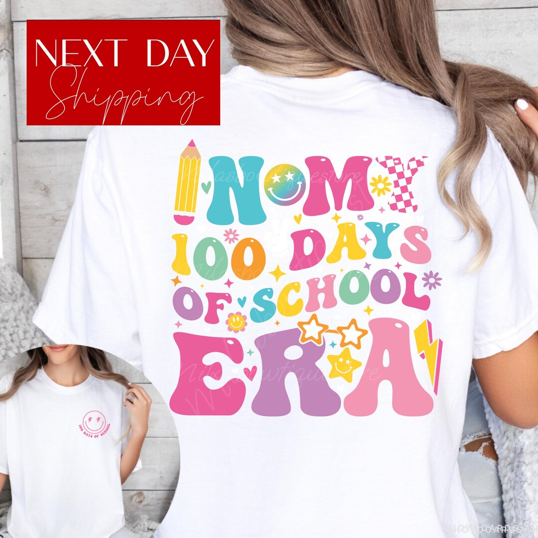 Girl 100 Day of School Shirt, in My 100 Days of School Era Shirt, Kids ...