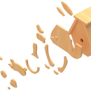 Cow DIY Birdhouse Plans - CNC Router SVG, Birdhouse Scroll Saw Patterns ...