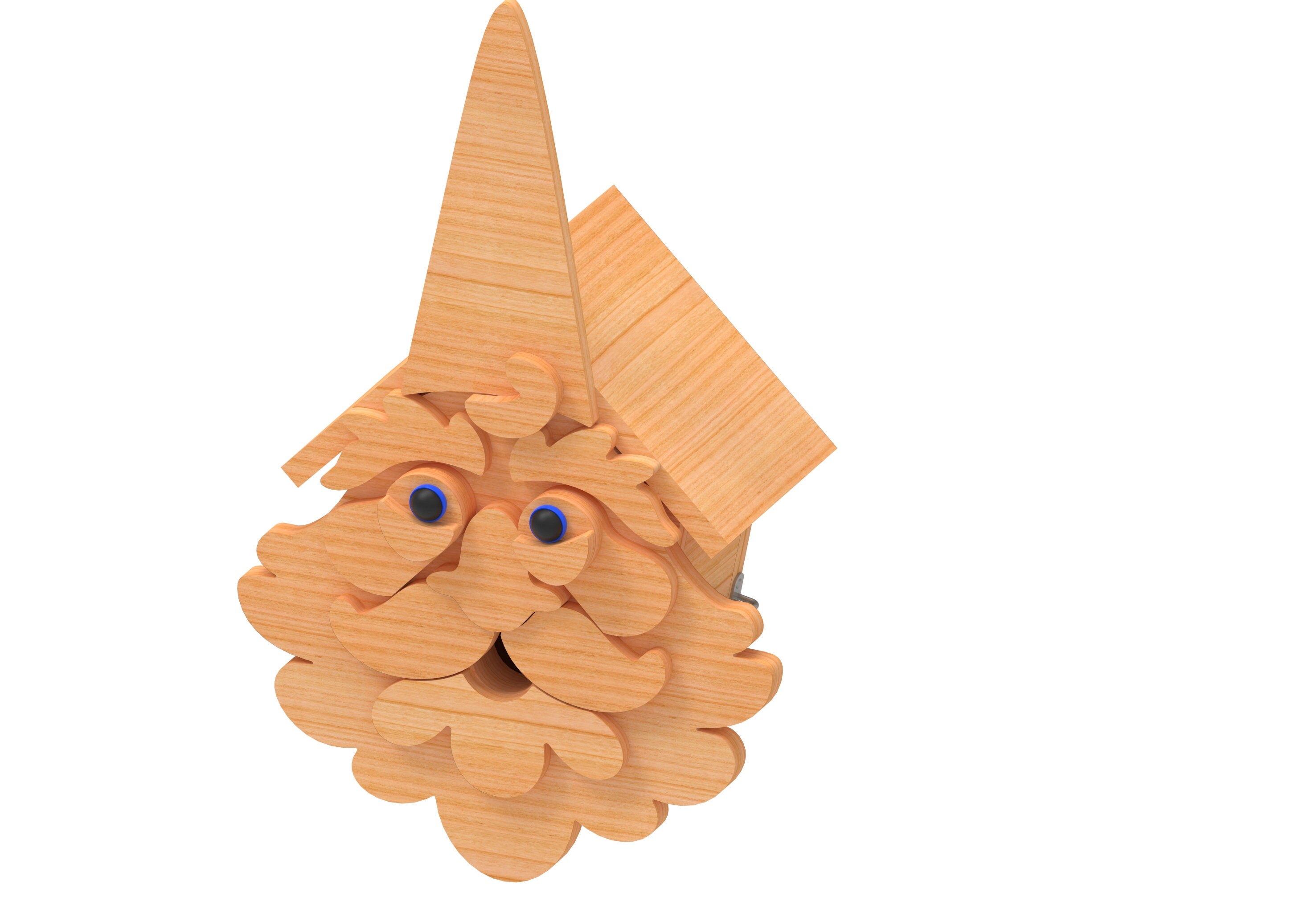 The Wizard DIY Birdhouse Plans - CNC Router DXF, Birdhouse Plans ...