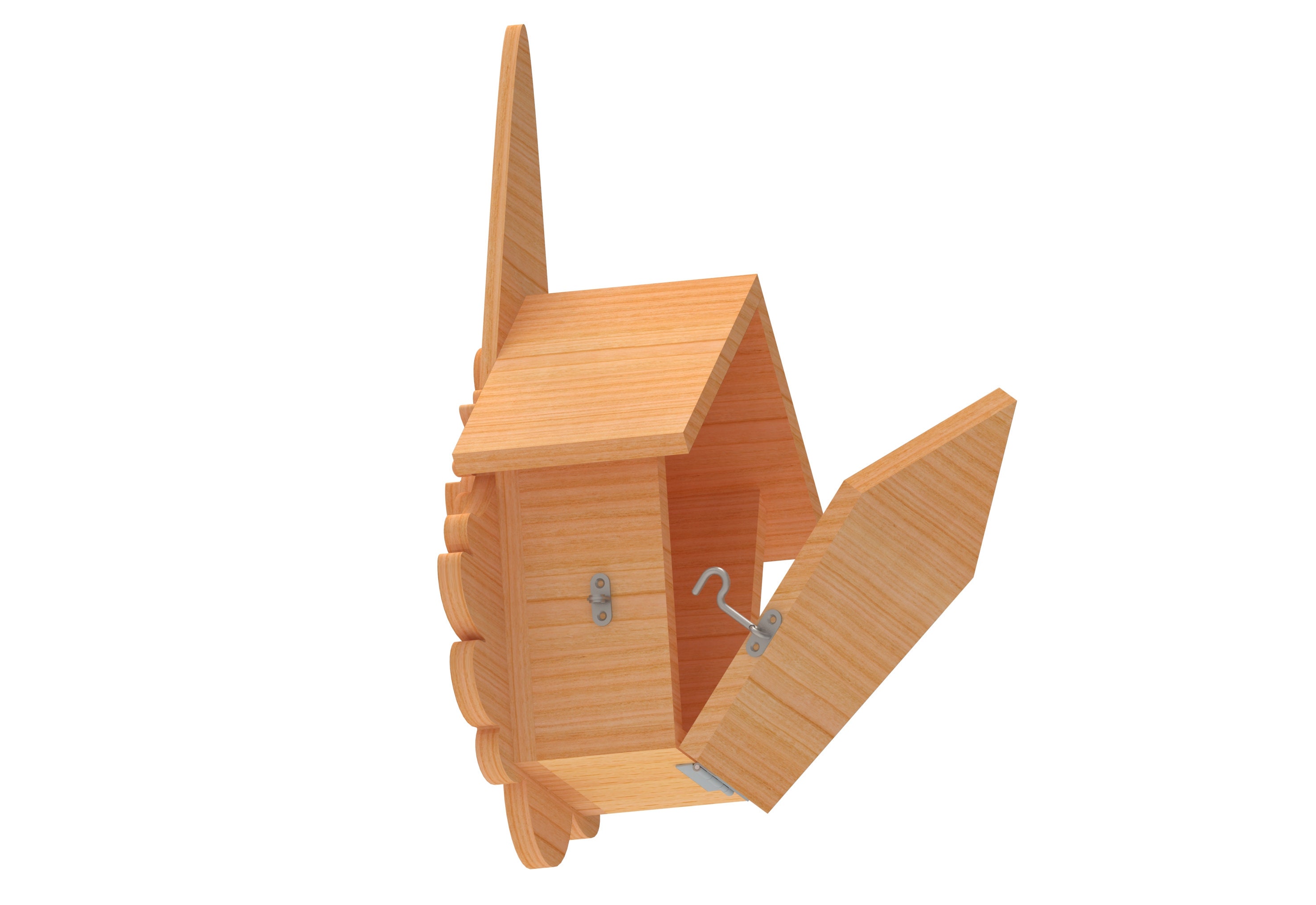 The Wizard DIY Birdhouse Plans - CNC Router DXF, Birdhouse Plans ...