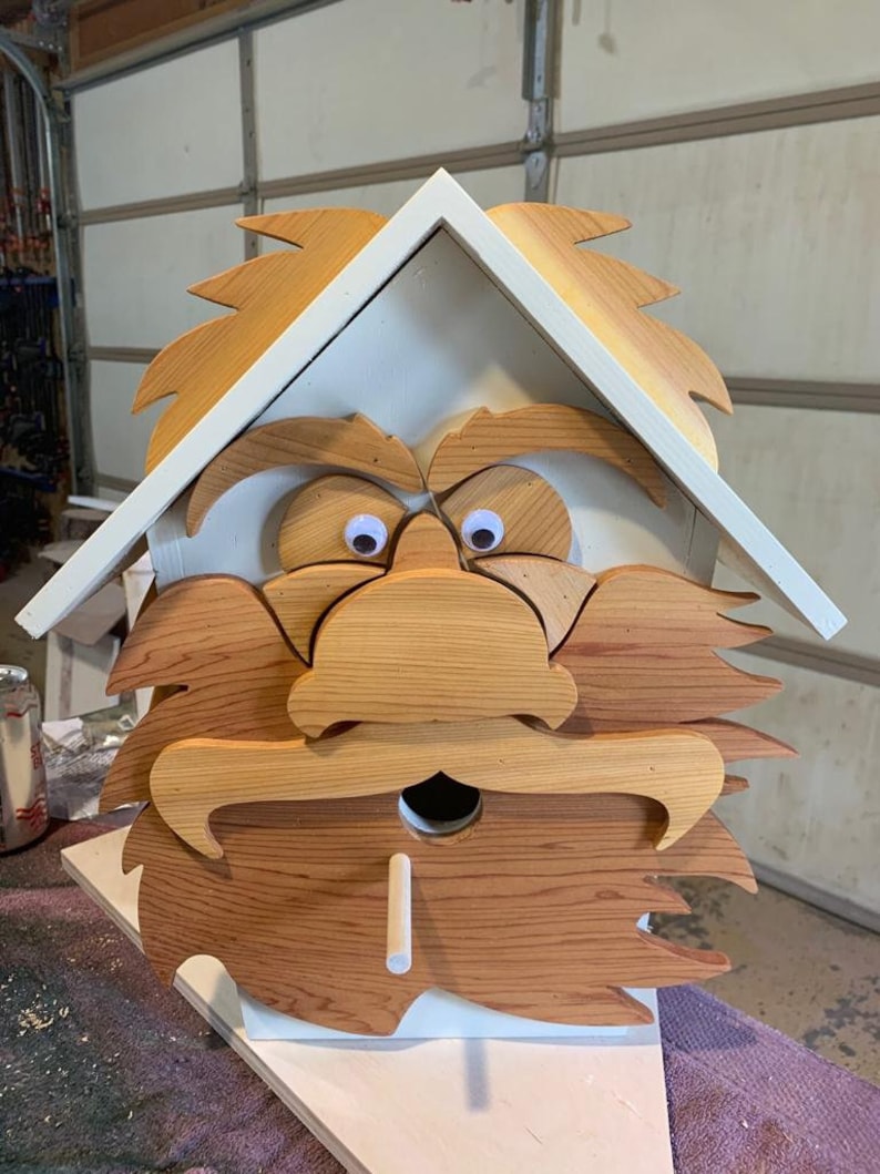 Cedar Men DIY Birdhouse Plans - CNC Router DXF, Birdhouse Plans, Modern ...