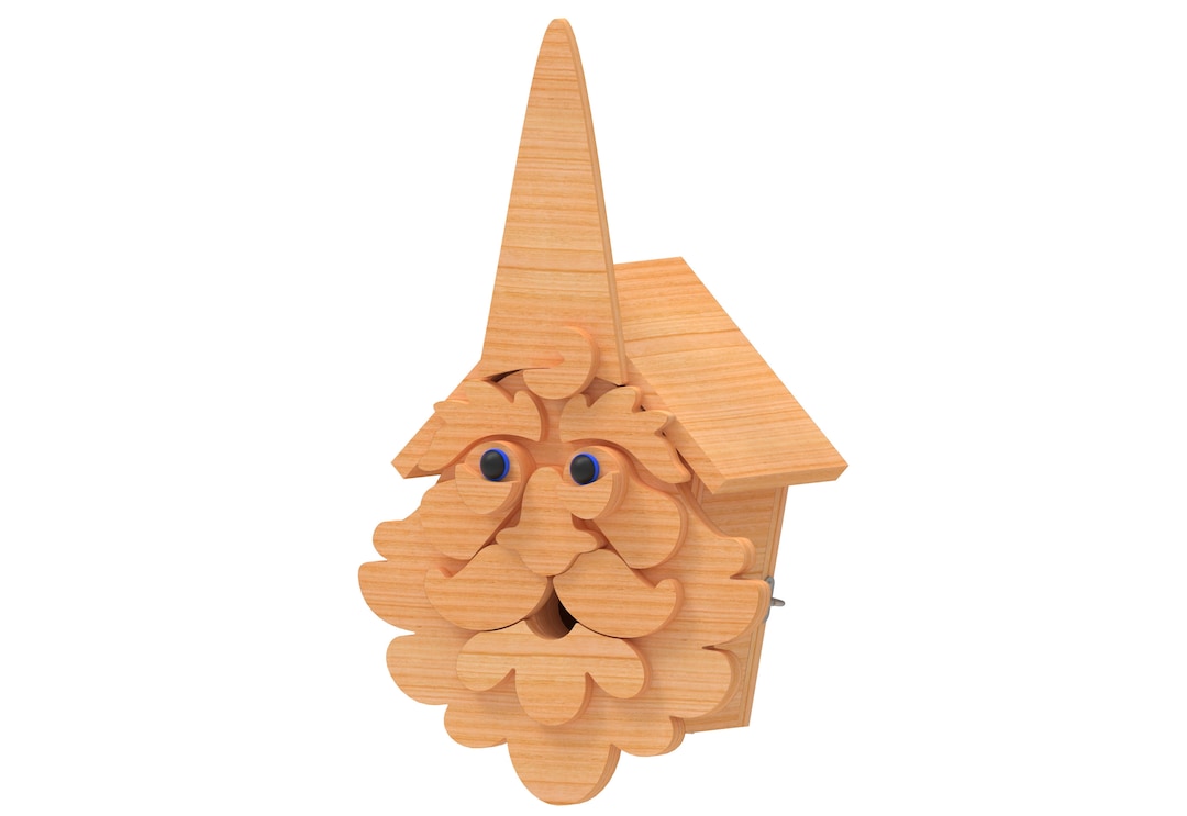 The Wizard DIY Birdhouse Plans - CNC Router DXF, Birdhouse Plans ...