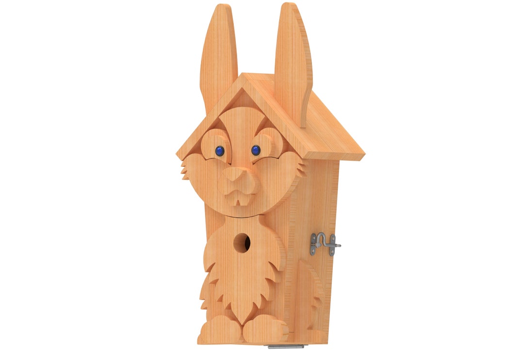 Tall Rabbit Diy Birdhouse Plans - Includes CNC Router DXF, Birdhouse ...