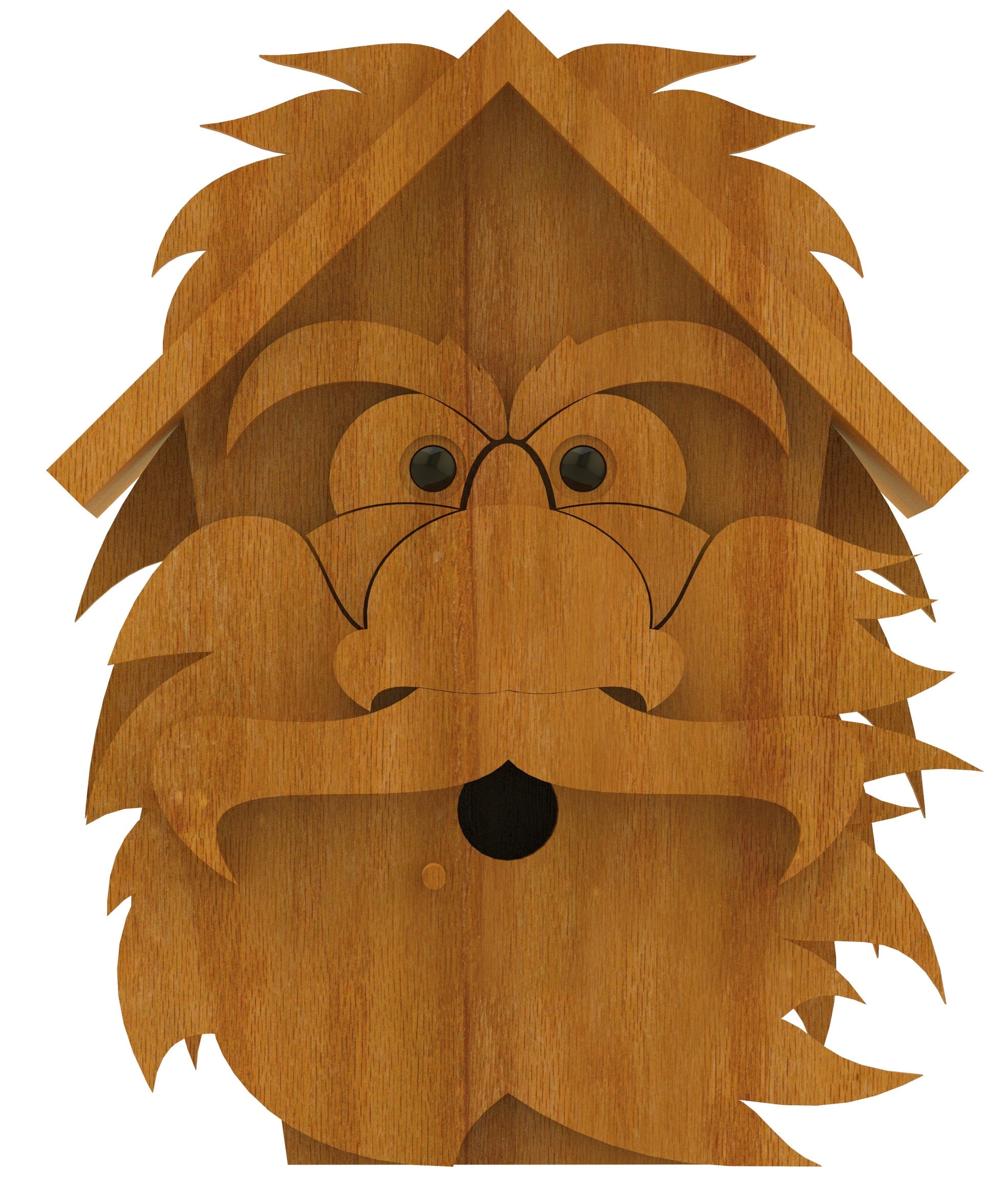 Cedar Men DIY Birdhouse Plans - CNC Router DXF, Birdhouse Plans, Modern ...