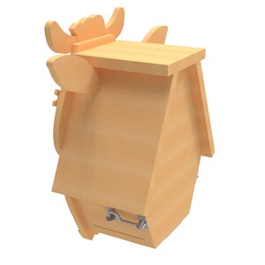 Cow DIY Birdhouse Plans - CNC Router SVG, Birdhouse Scroll Saw Patterns ...
