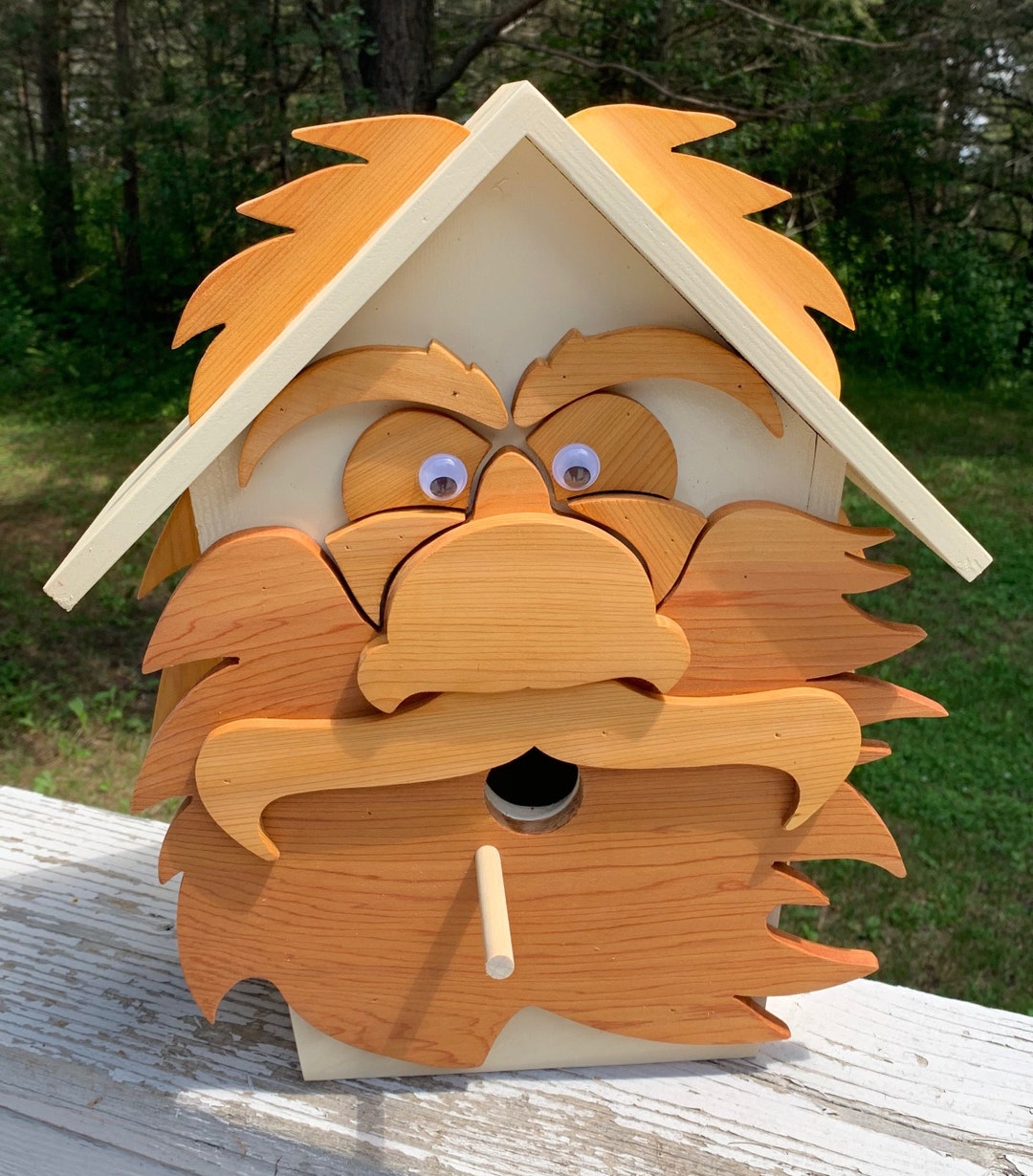 Cedar Men DIY Birdhouse Plans - CNC Router DXF, Birdhouse Plans, Modern ...